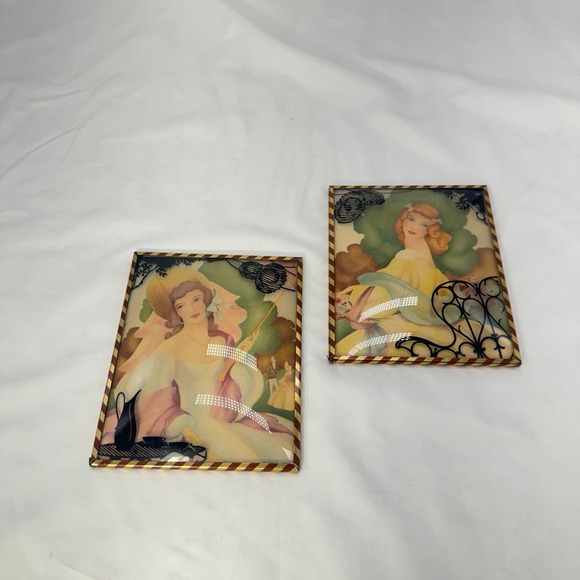 morris & Bendien | Art | Vtg Morris Bendien Lithographs Convex Glass ...
